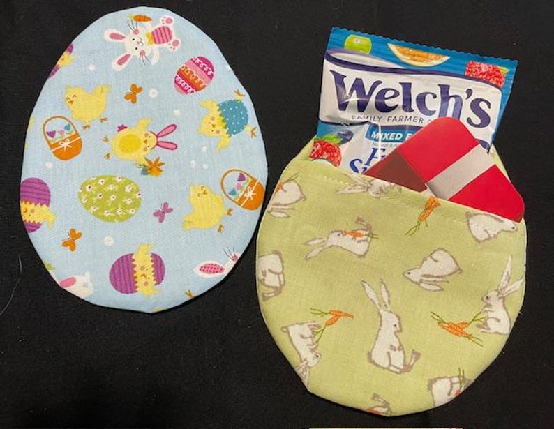 Fabric Easter Egg Pouches - Etsy