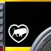 Buffalo Heart Window Decal Sticker *H938* - Etsy
