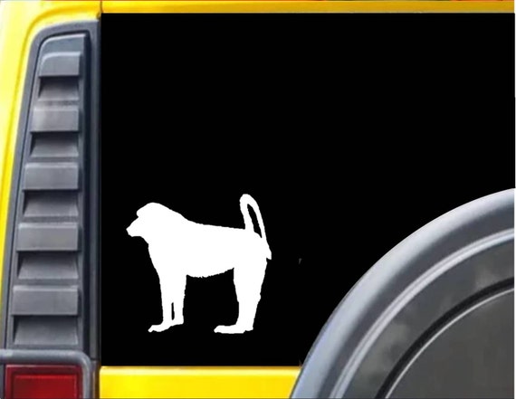 Baboon Window Decal Sticker J543 | Etsy