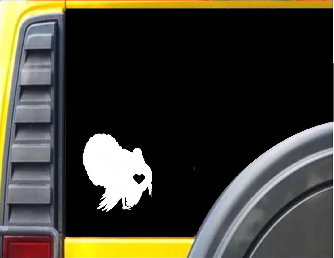 Turkey Window Decal Sticker *J480* - Etsy