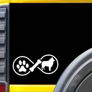 Schipperke Infinity Window Decal Sticker *J531* - Etsy