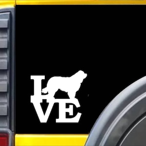 Newfoundland Love Window Decal Sticker *J540* - Etsy