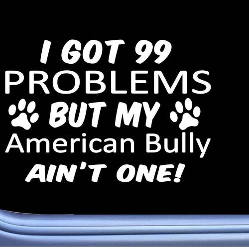American Bully Vinyl Decal Sticker - Etsy