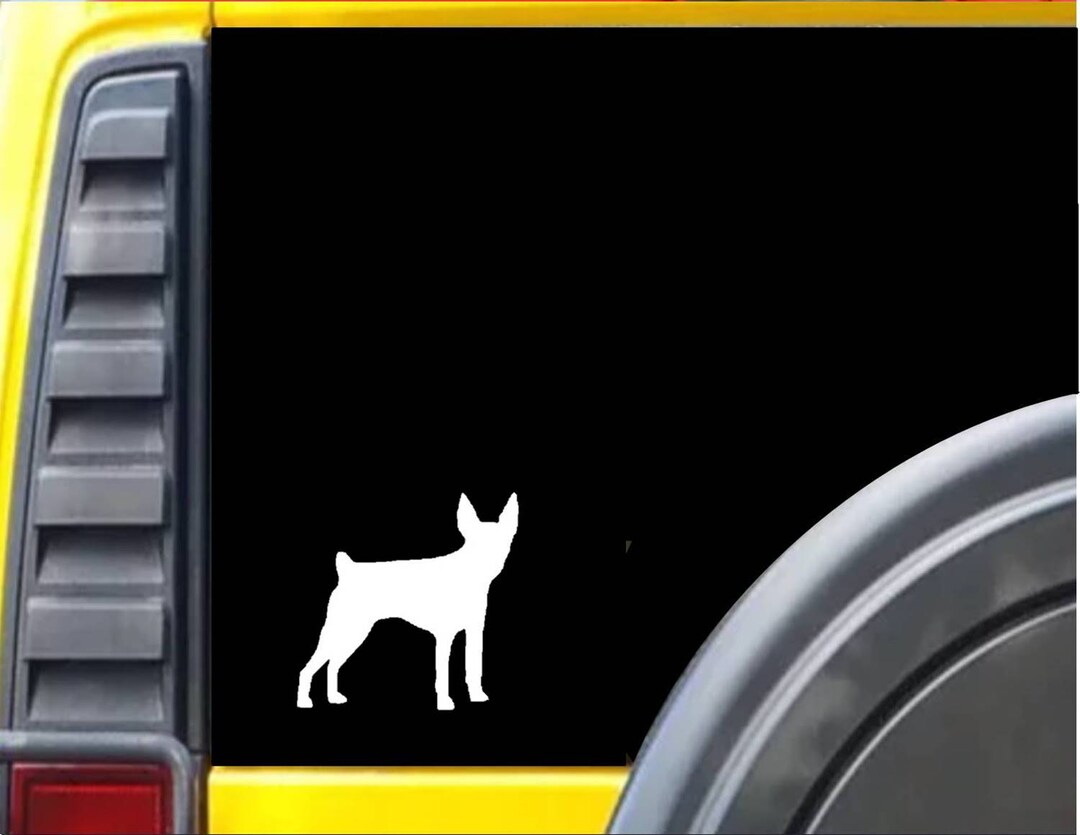 Rat Terrier Dog *J660* Window Decal Dog Sticker - Etsy
