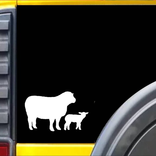 Sheep Window Decal - Etsy