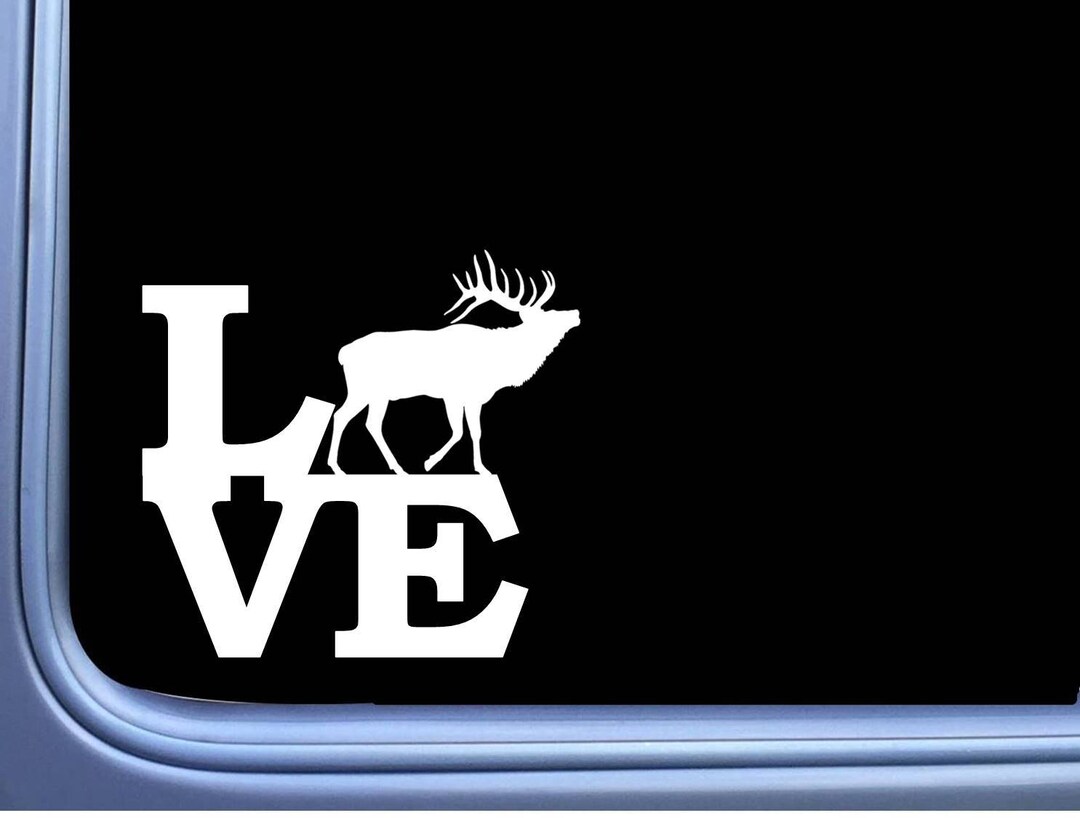 Bugling Bull Elk Decals