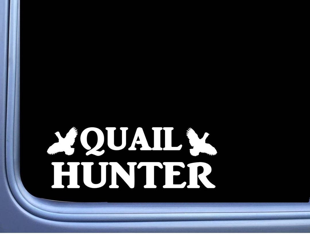 Quail Hunter L451 8 Inch Dog Window Decal - Etsy