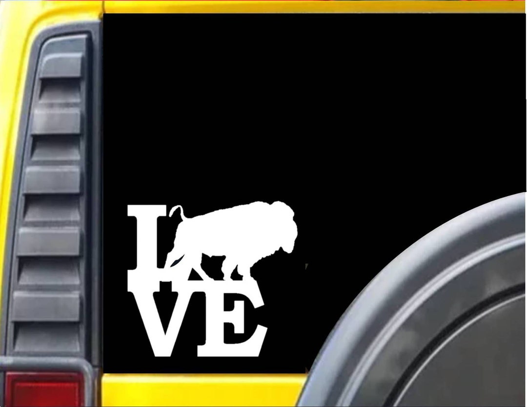 Buffalo Love Window Decal Sticker *H937* - Etsy