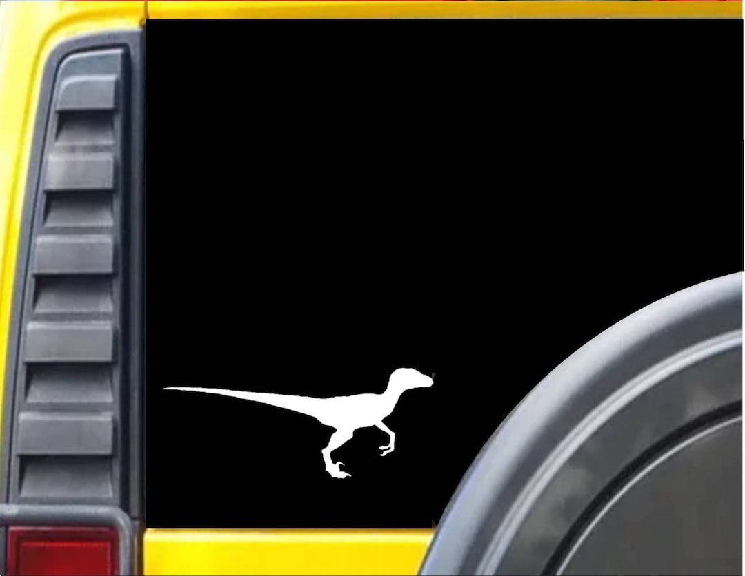 Velociraptor Window Decal Dinosaur Sticker *I065* - Etsy