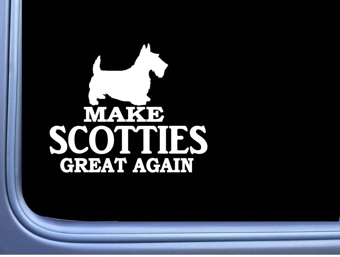 Scottie L736 Dog Scottish Terrier Sticker 7" Window Decal - Etsy