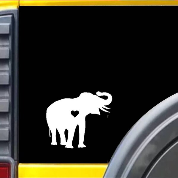 Elephant Car Decal - Etsy Canada