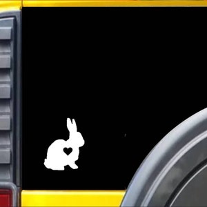 Rabbit Window Decal Sticker *J459* - Etsy