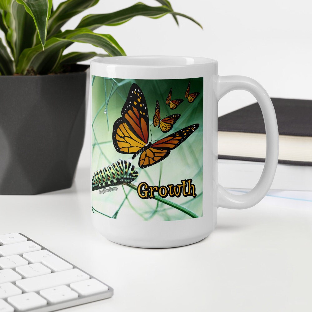 Monarch Butterfly Mug Butterfly Coffee Mug Butterfly Lover | Etsy