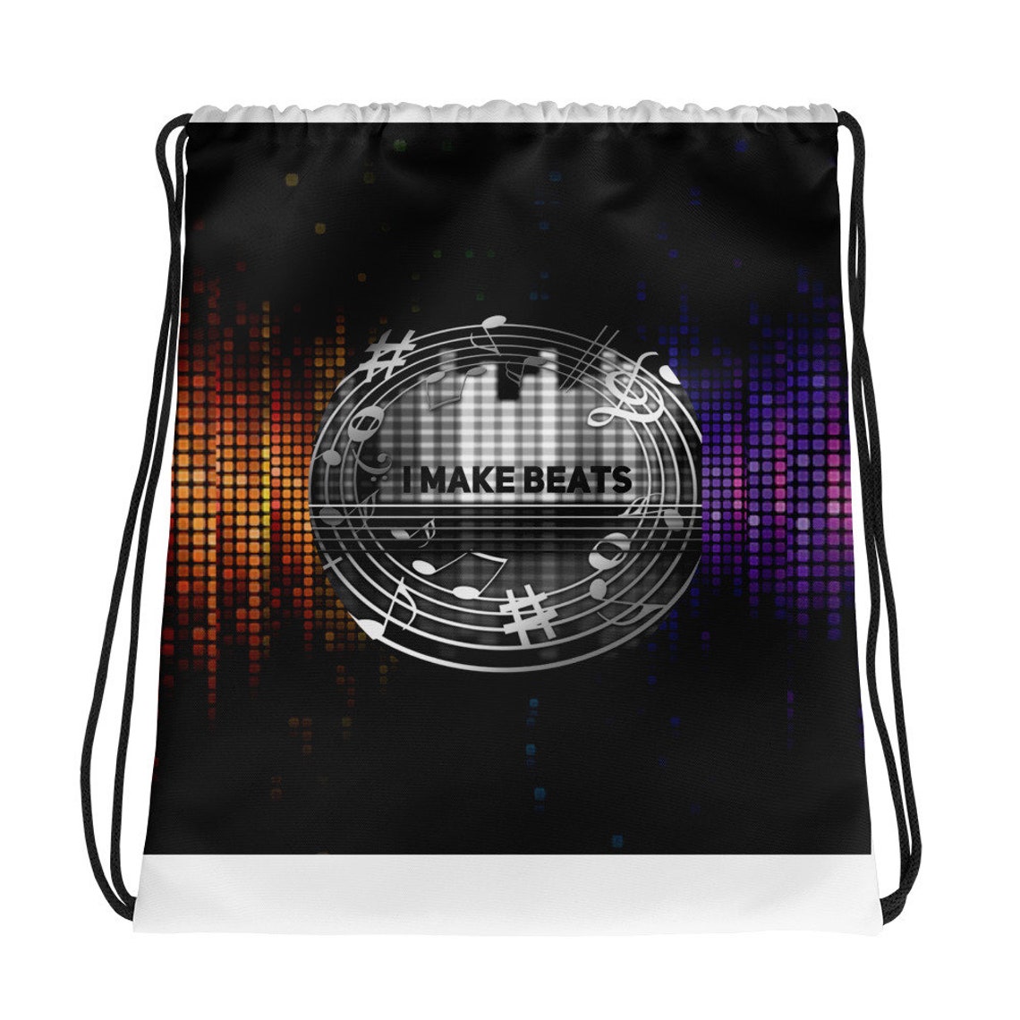 I Make Beats Drawstring Bag Great for Musician Bag Music Lover ...