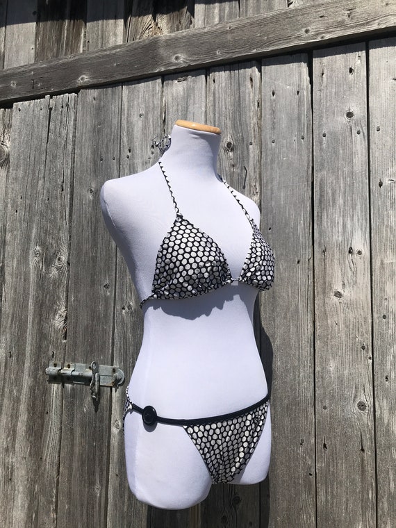 Designer Gideon Oberson Bikini Rare Vintage Ladies 2 … Gem