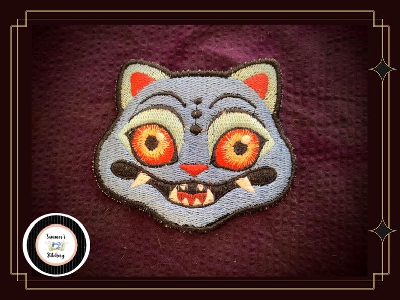 Derpy Tiger K Pop Demon Hunters Machine Embroidery Pattern Patch - Etsy