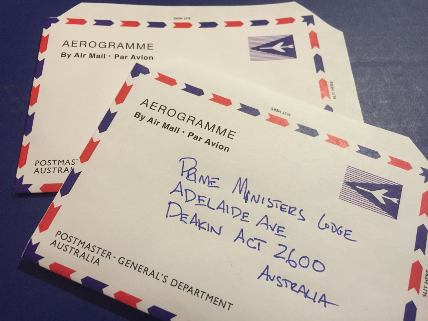 Aerogramme Printable Template - Australia 1959 Reproduction - Vector ...