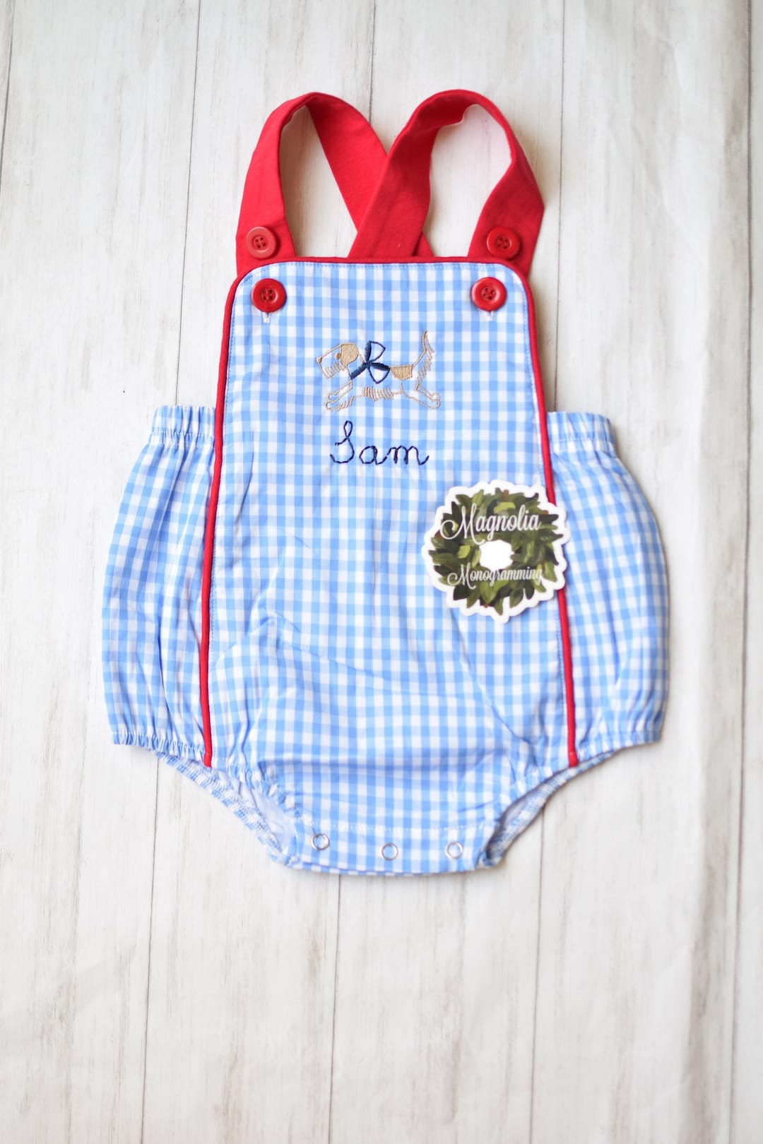 Baby Boy Monogrammed Bubble, Boy Monogram Bubble, Boy Monogram Outfit ...