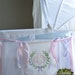 Baby Girls Monogrammed Canvas Banner Girls Monogram Banner - Etsy