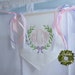 Baby Girls Monogrammed Canvas Banner Girls Monogram Banner - Etsy