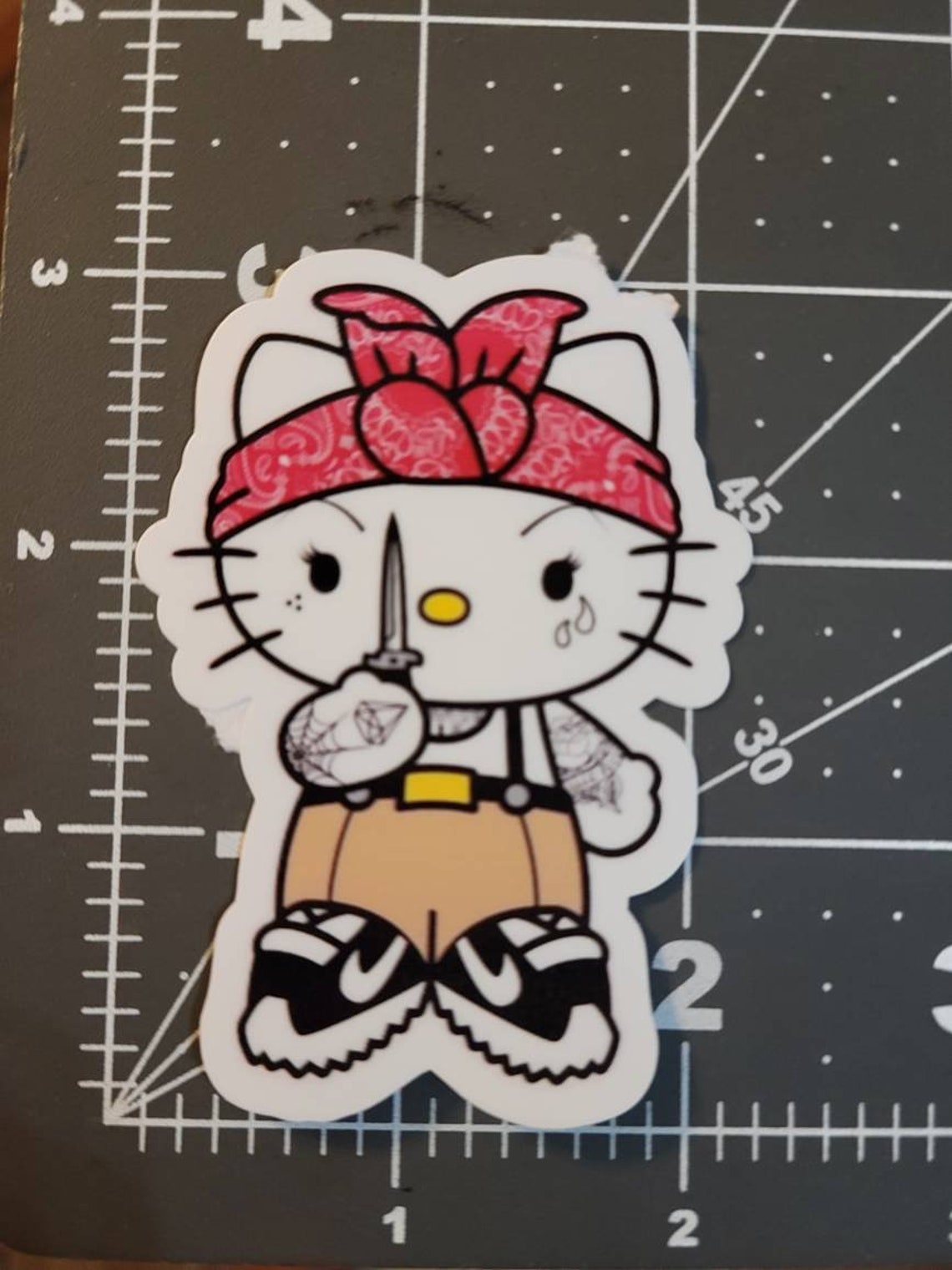 Chola Kitty Sticker. - Etsy