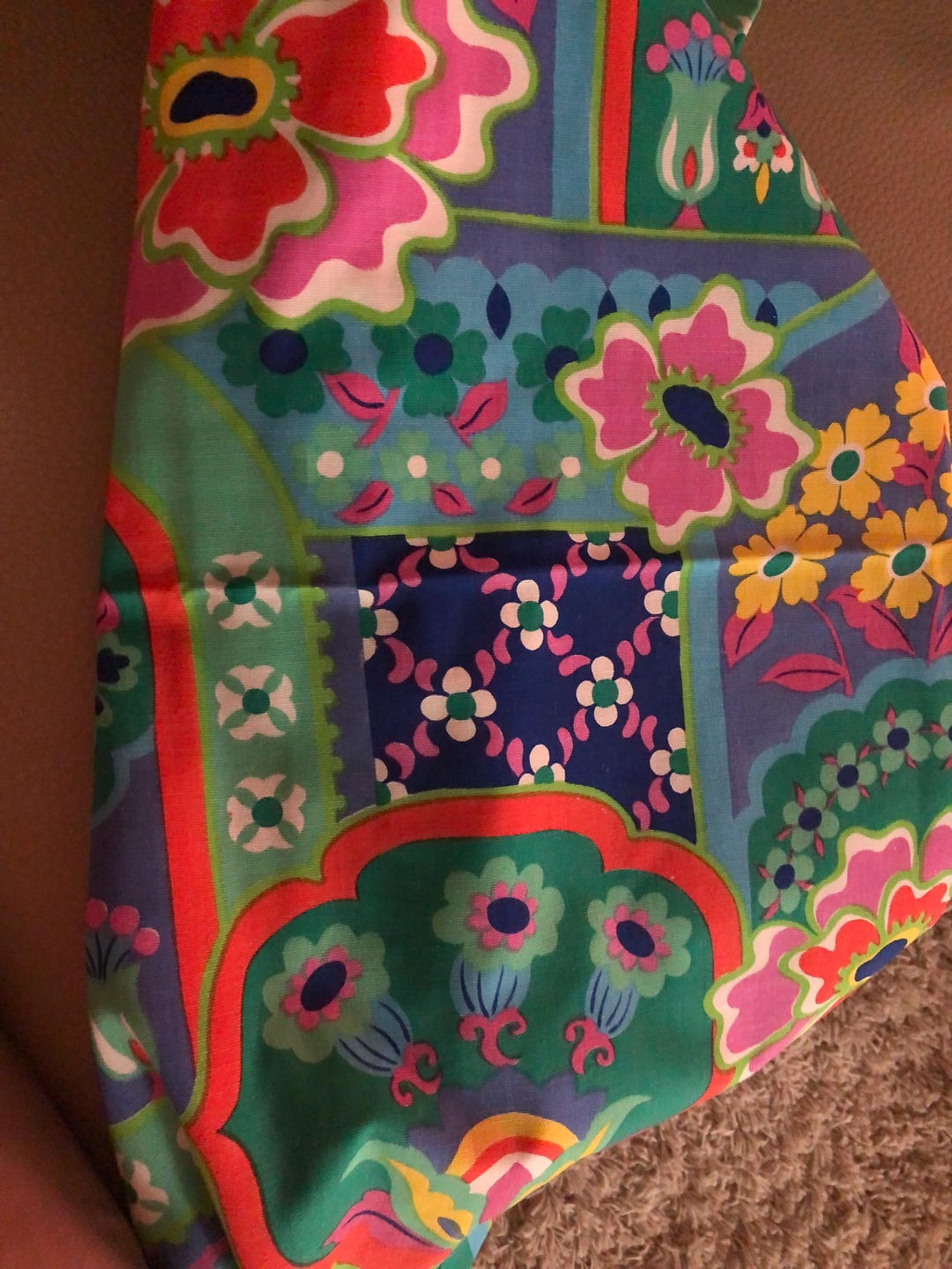 Vintage Dorothy Draper Fabric Garden of Eden - Etsy