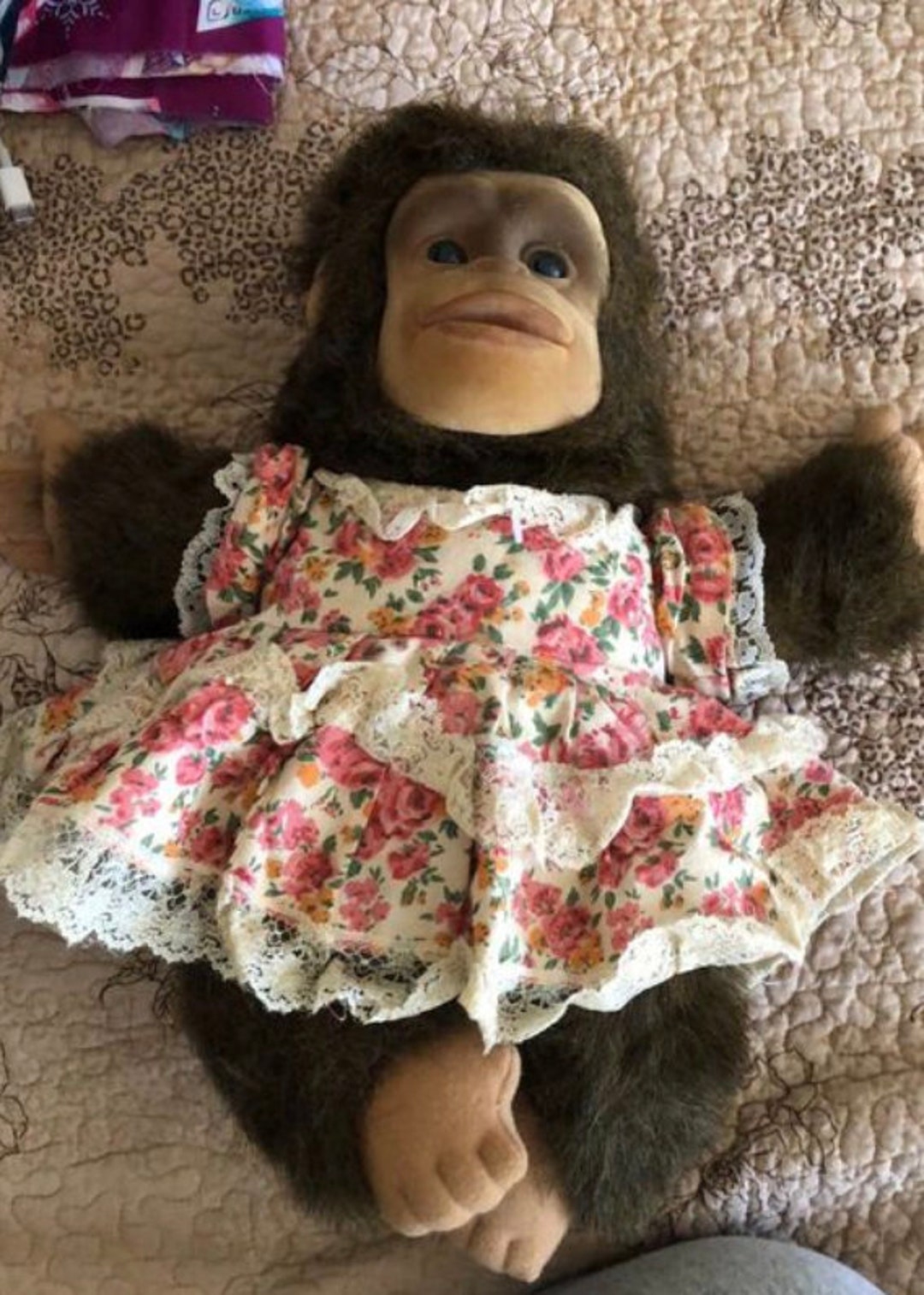 Vintage Hosung Monkey Puppet 14 1992 - Etsy