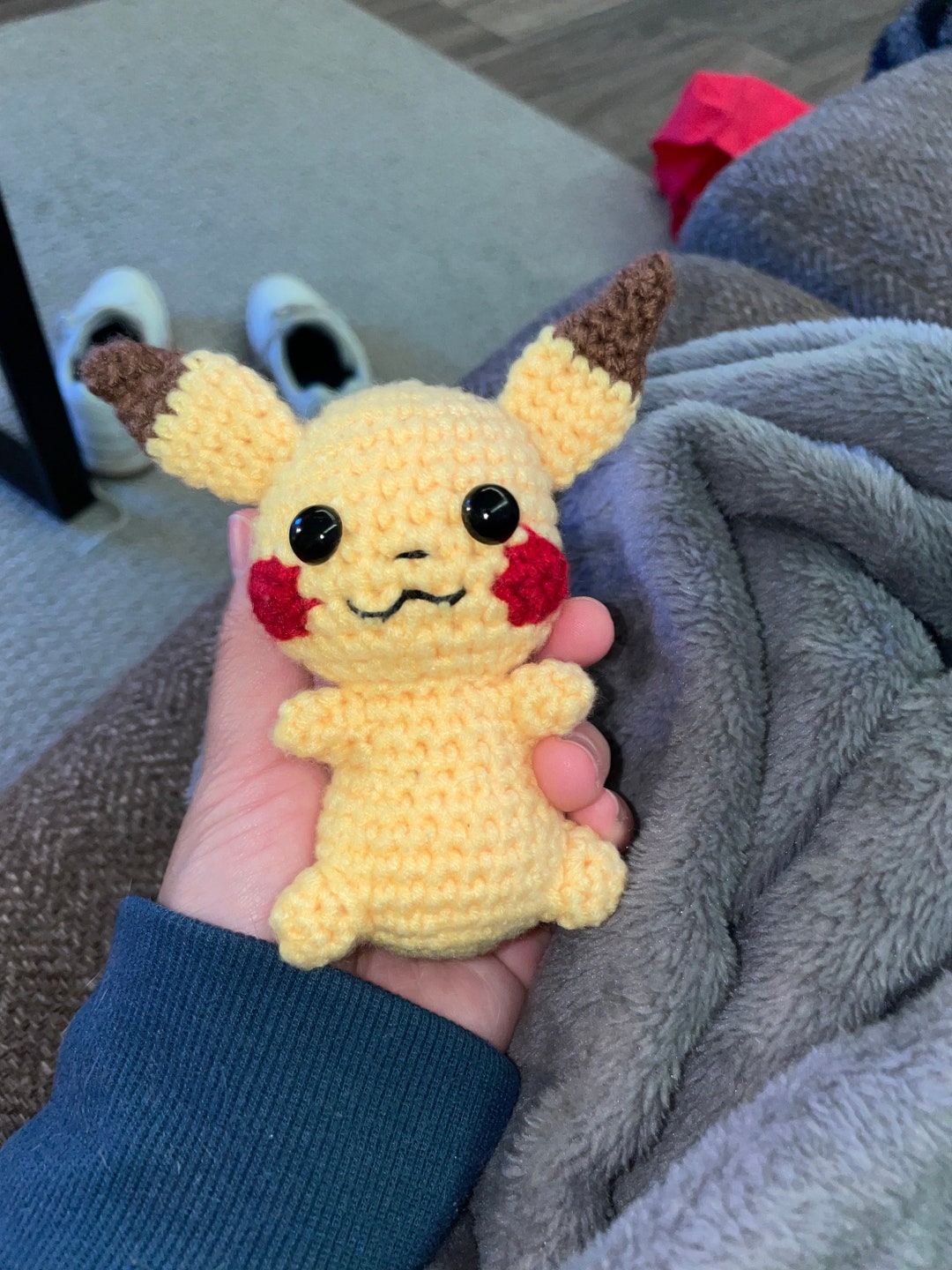 Crochet Pikachu Animaguri - Etsy