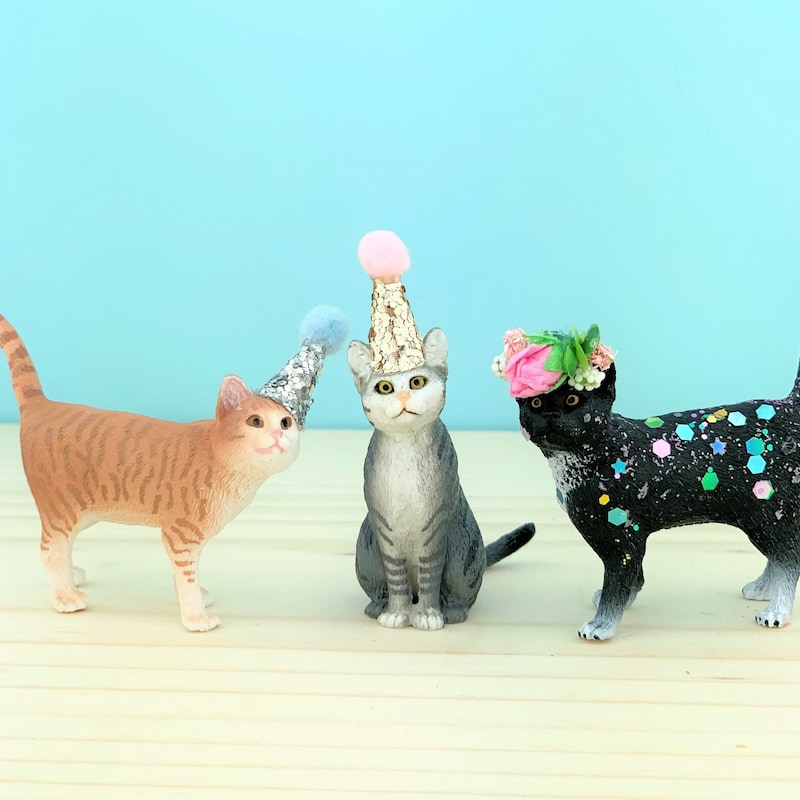 Cat Cake Toppers - Etsy