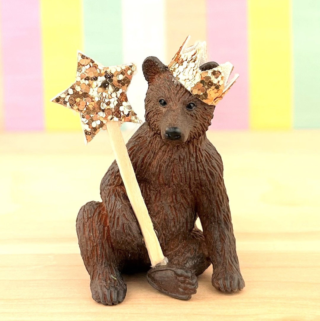 Grizzly Bear Cub Cake Topper/safari Party Cake/safari Animal Cake ...