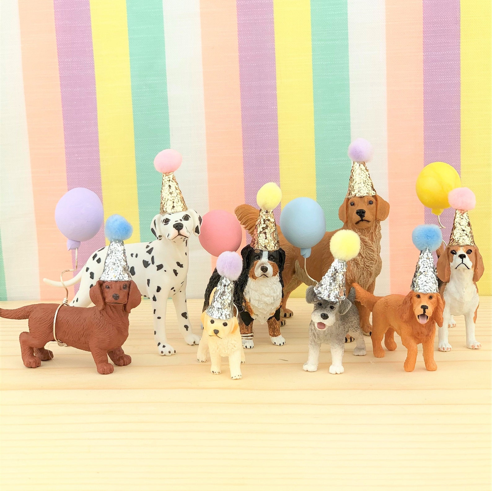Large Dogs Cake Topper/pets Party Cake/pets Animal Cake Toppers/party ...