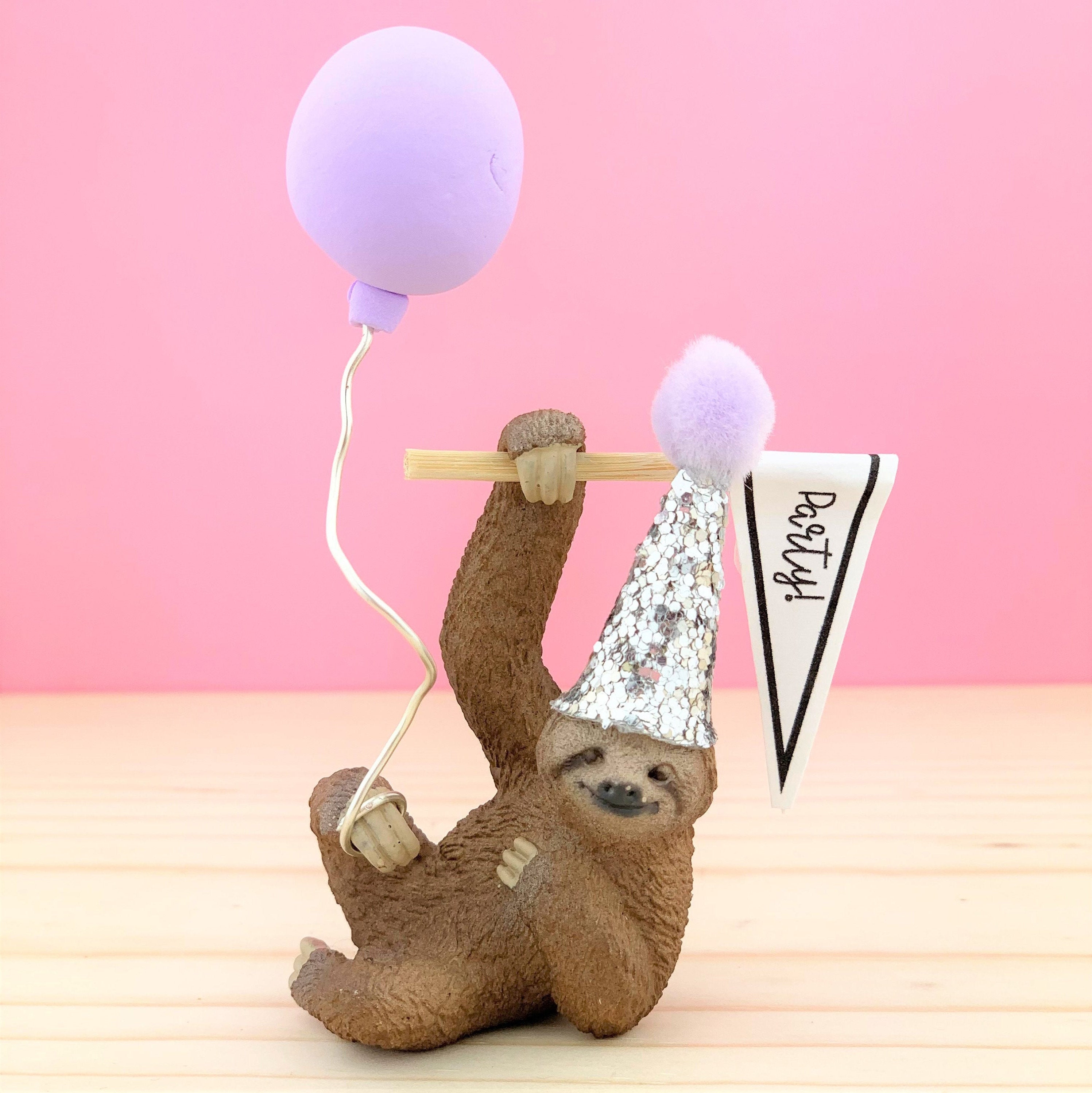 Sloth Cake Topper/forest Party Cake/forest Animal Cake - Etsy