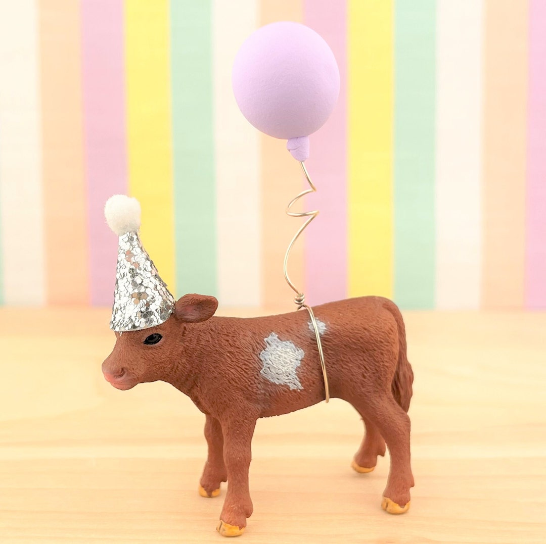 Texas Longhorn Calf Cake Topper/farm Party Cake/farm Animal Cake ...