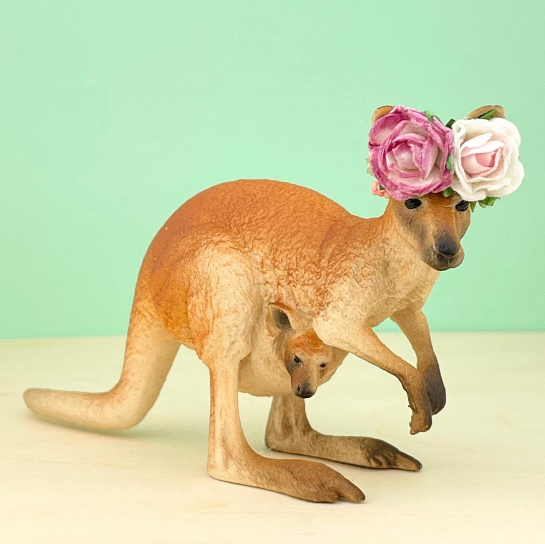 Kangaroo Cake Topper/safari Party Cake/safari Animal Cake Toppers/party ...