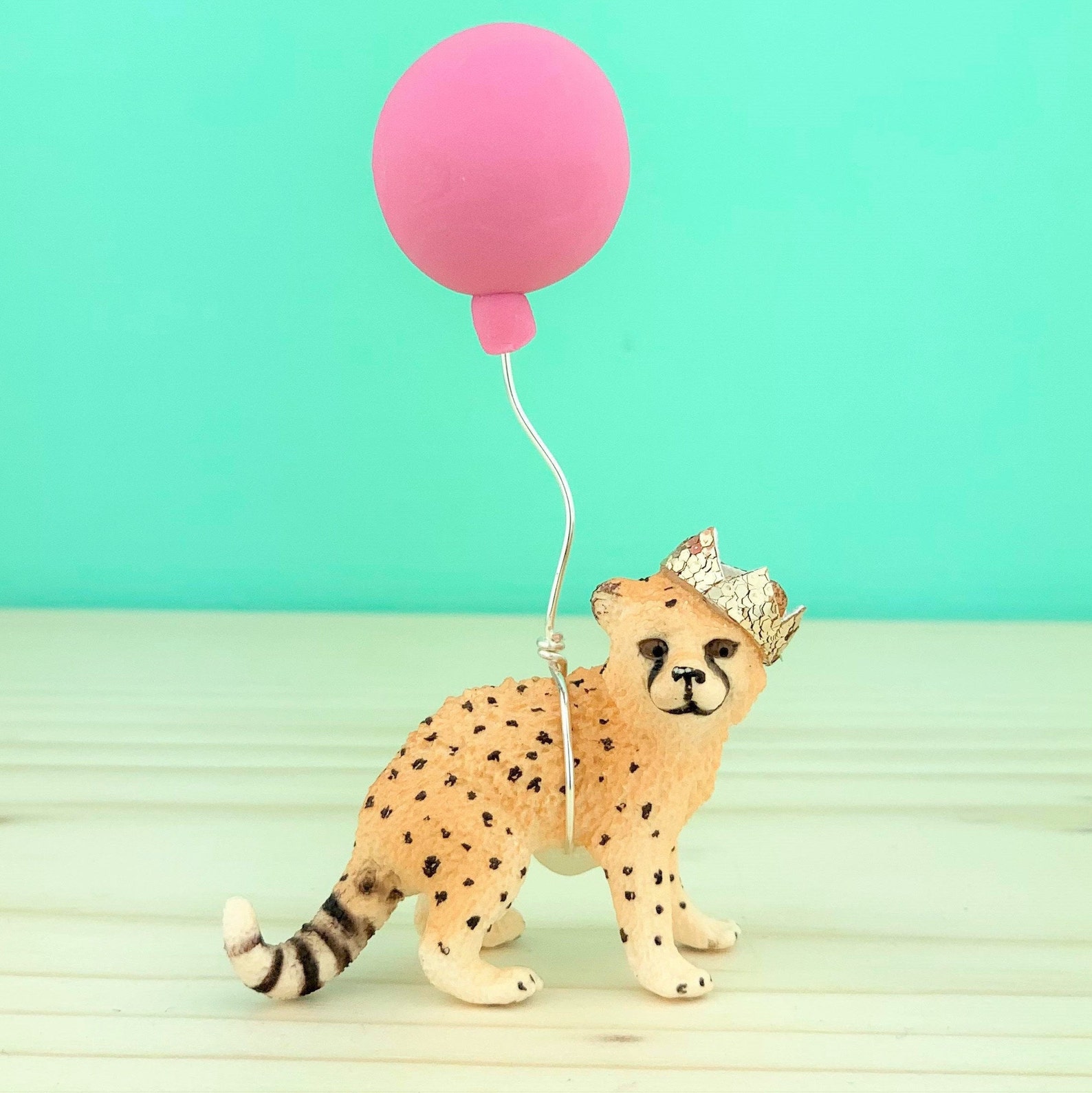 Cheetah Cub Cake Topper/safari Party Cake/safari Animal Cake - Etsy