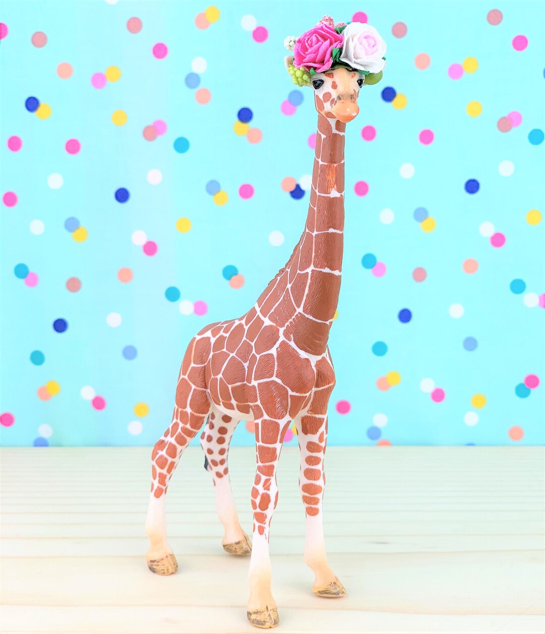 Giraffe Cake Topper/safari Party Cake/safari Animal Cake Toppers/party ...