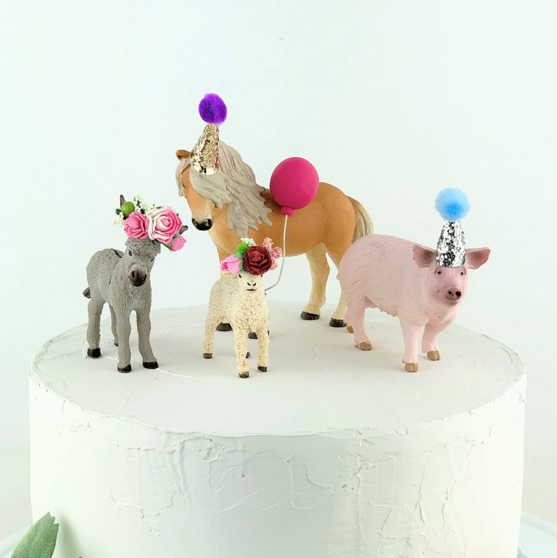 Donkey Foal Cake Topper/farm Party Cake/farm Animal Cake - Etsy