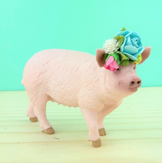 Pig Cake Topper/Farm Party Cake/Farm Animal Cake Toppers/Party | Etsy