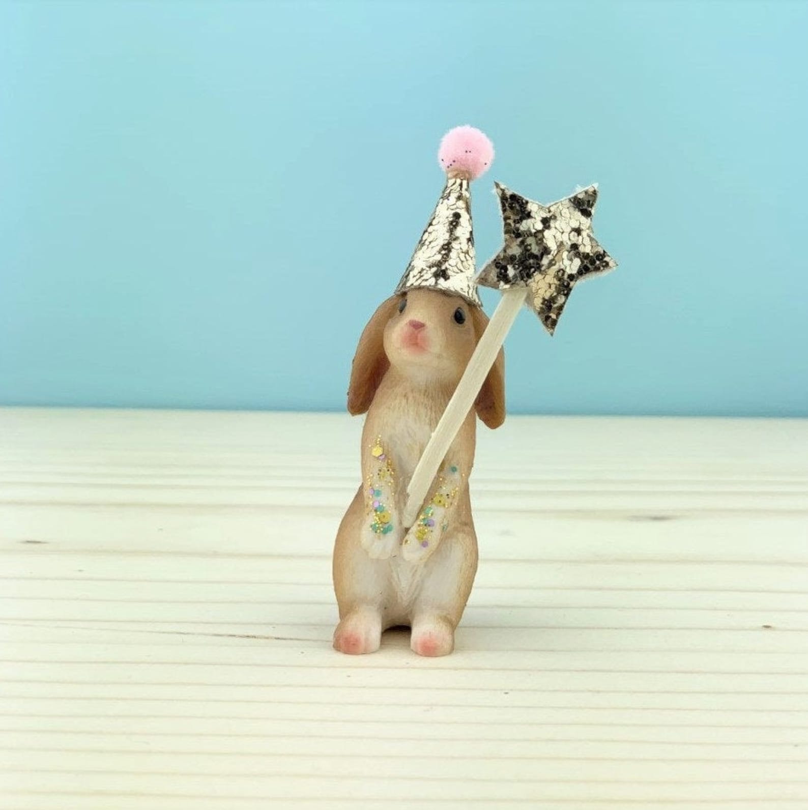 Rabbit Cake Topper/farm Party Cake/farmanimal Cake - Etsy