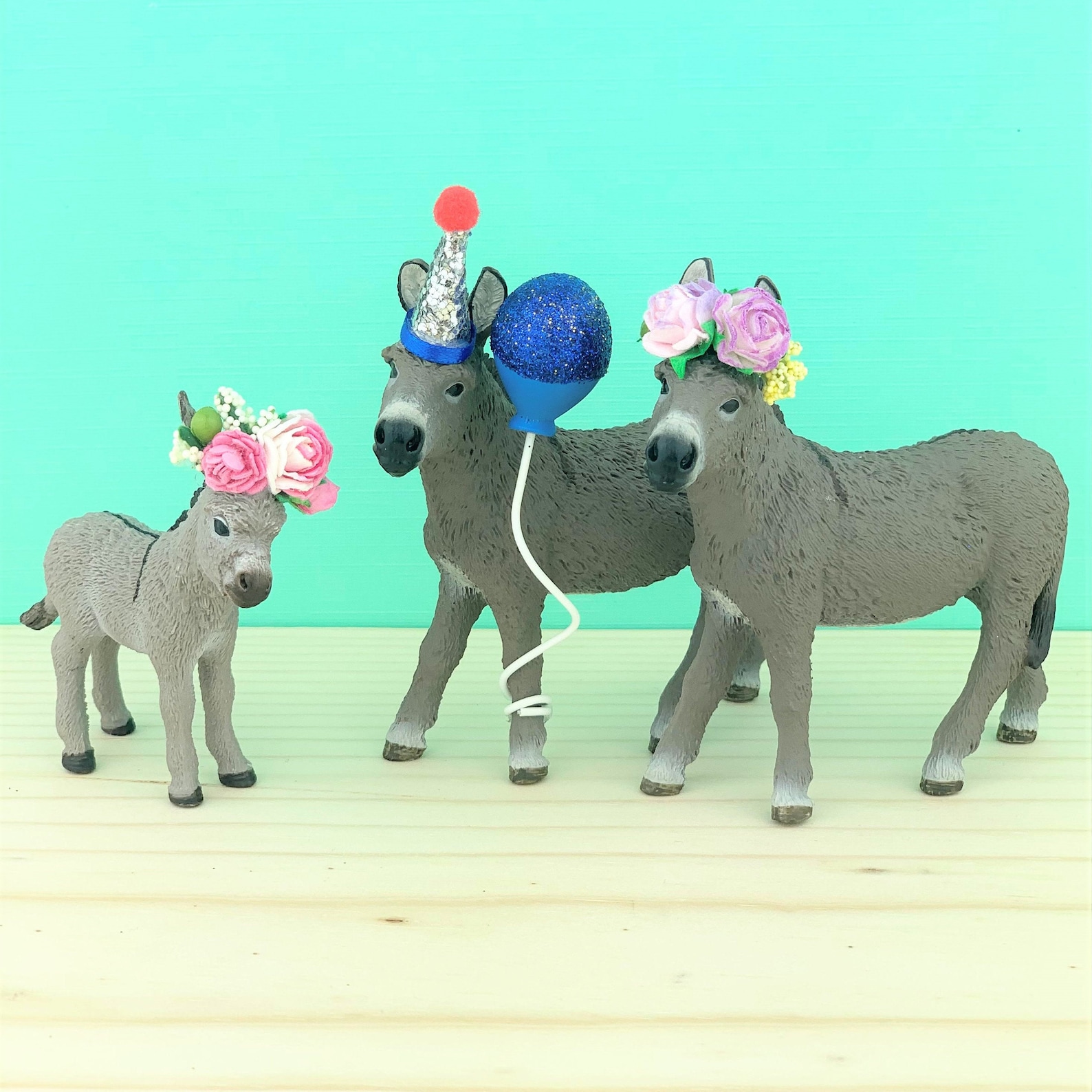 Donkey Foal Cake Topper/farm Party Cake/farm Animal Cake - Etsy