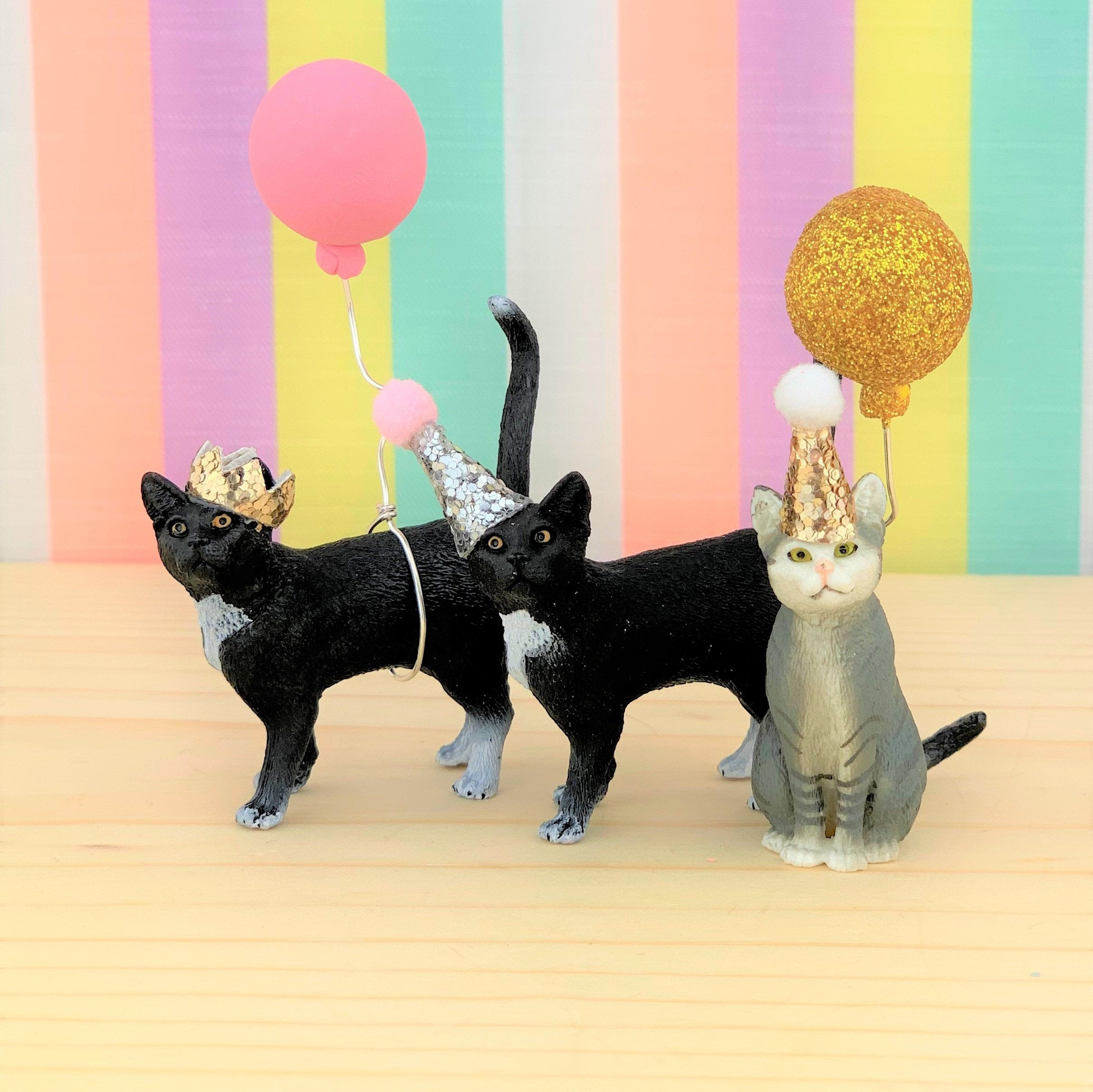 Cats Cake Topper/pets Party Cake/pets Animal Cake Toppers/party Animals ...