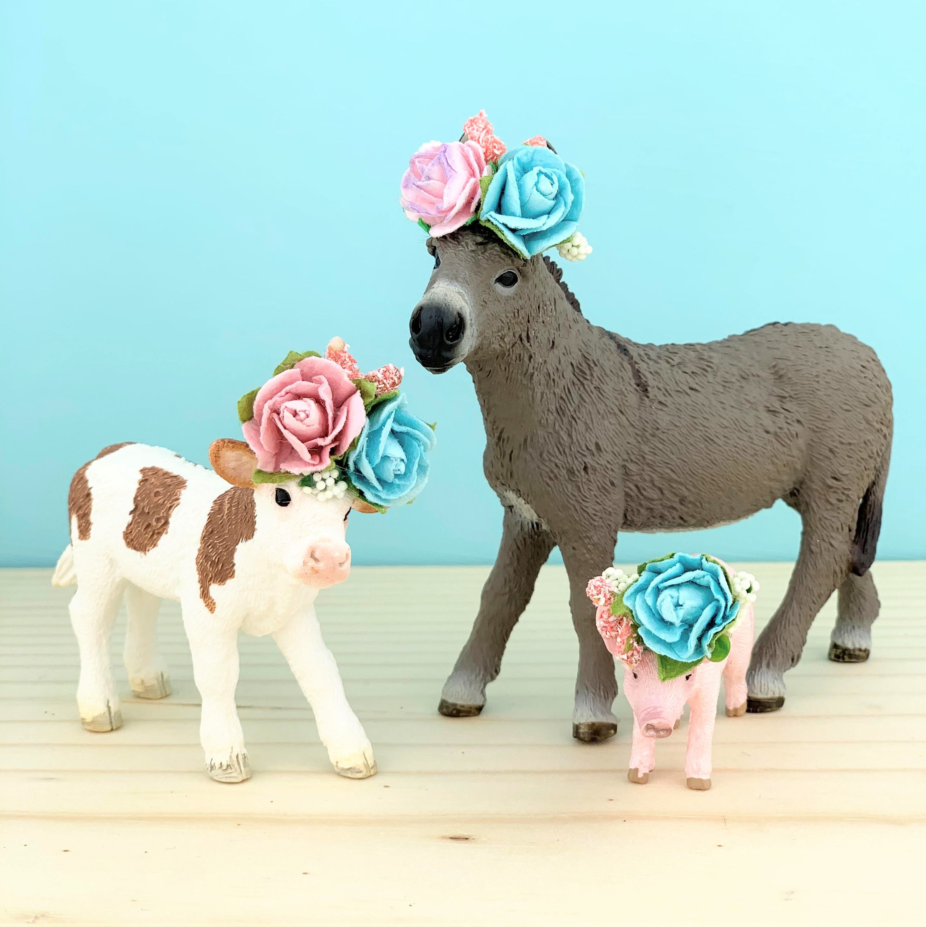 Donkey Cake Topper/Farm Party Cake/Farm Animal Cake | Etsy