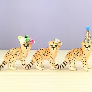 Cheetah Cub Cake Topper/safari Party Cake/safari Animal Cake Toppers ...