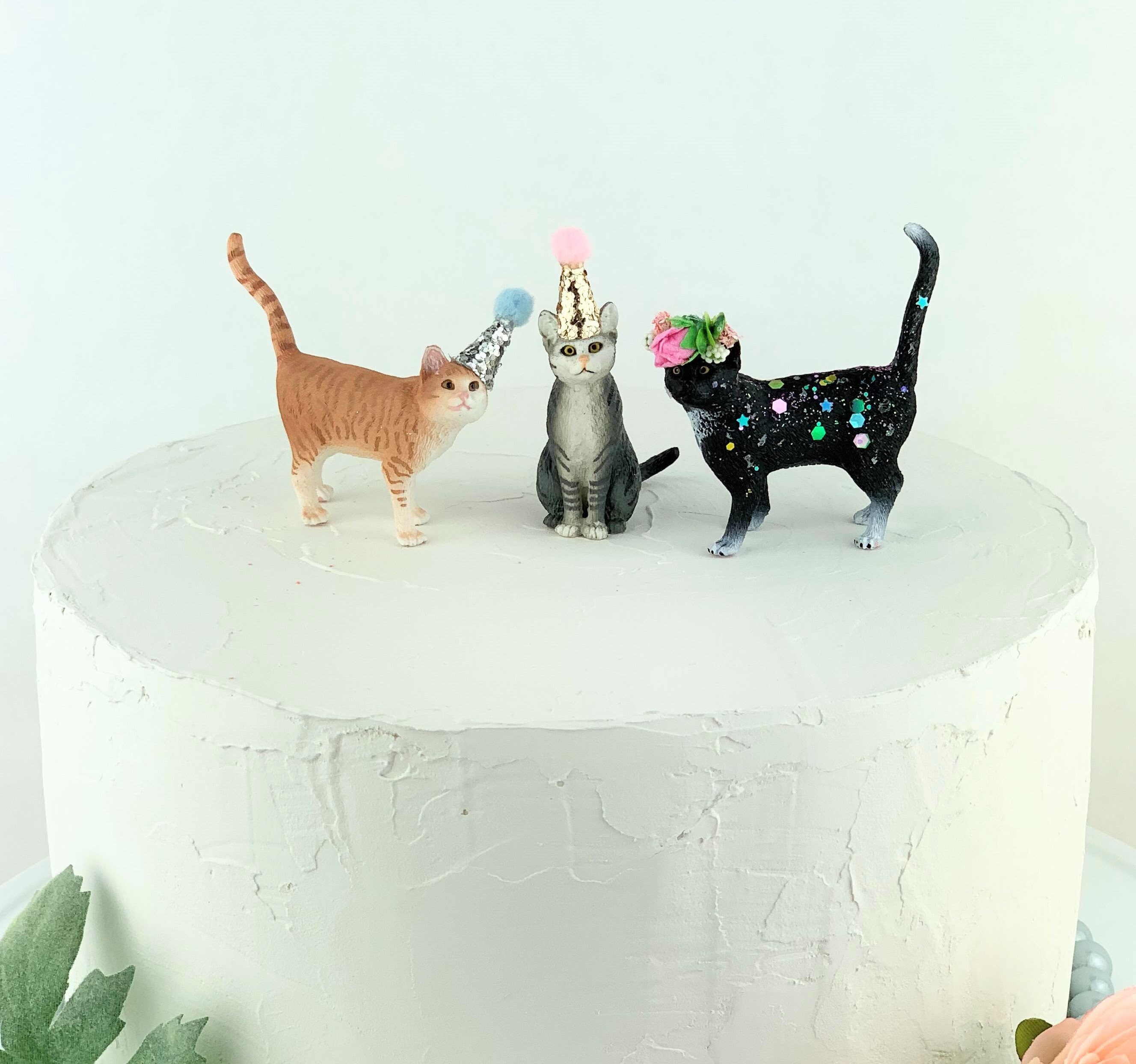 Cats Cake Topper/pets Party Cake/pets Animal Cake - Etsy
