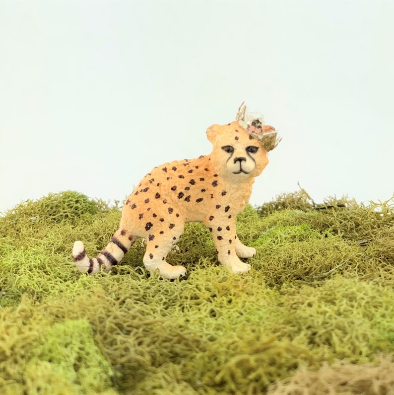 Cheetah Cub Cake Topper/safari Party Cake/safari Animal Cake - Etsy