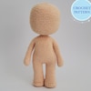 Chibi Doll Body Base Crochet Amigurumi Pattern - Etsy