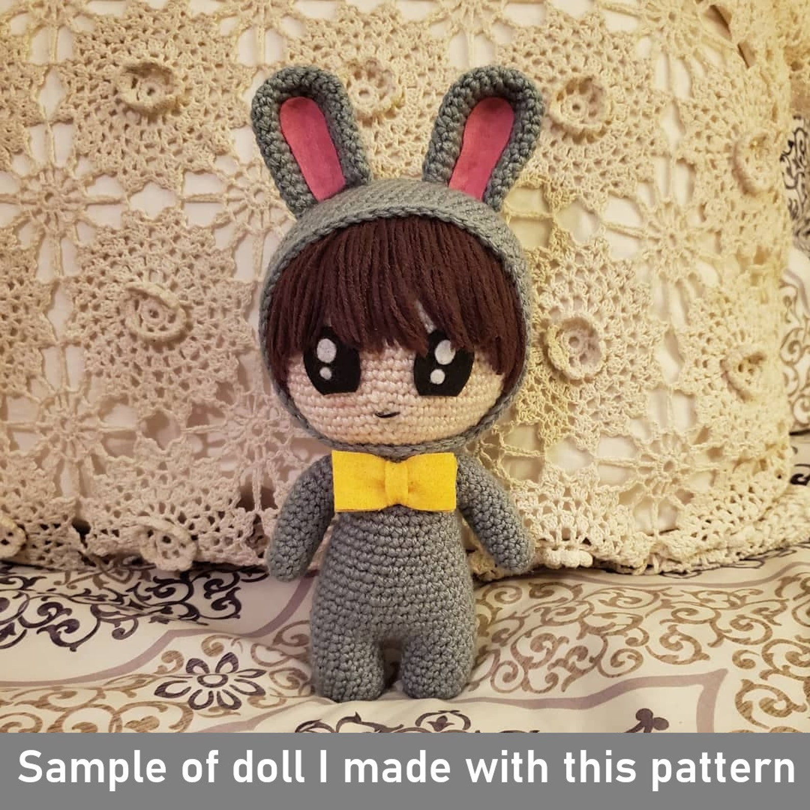 Chibi doll body base crochet amigurumi pattern | Etsy