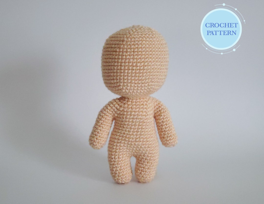 Chibi Doll Body Base Crochet Amigurumi Pattern - Etsy
