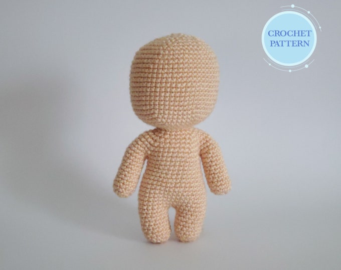 Chibi Doll Body Base Crochet Amigurumi Pattern - Etsy