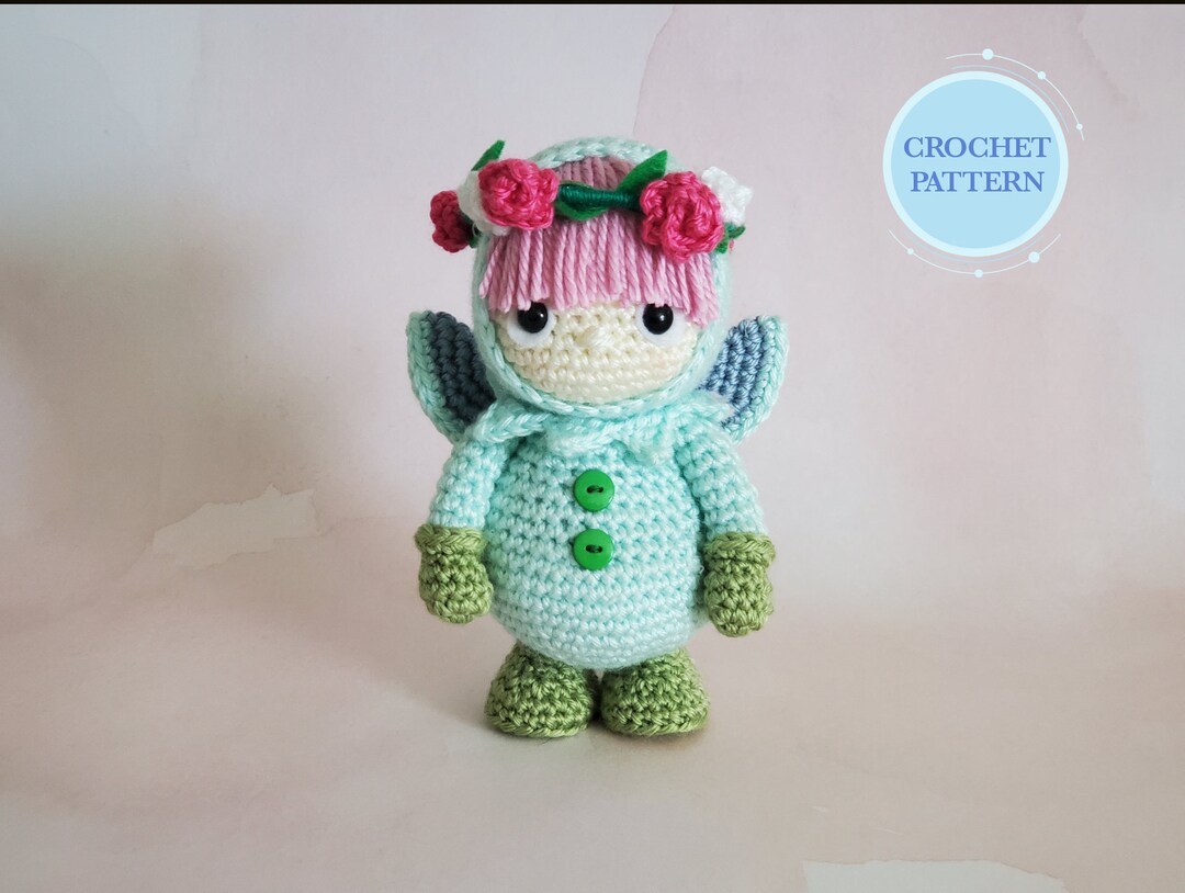 Spring Fairy Doll Amigurumi Pattern - Etsy